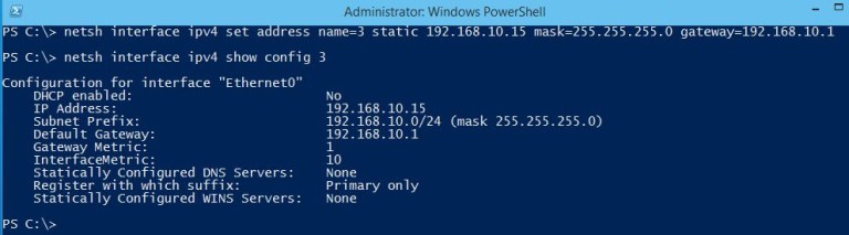 Configure Windows IPv4 Networking with Netsh - TECHNIG