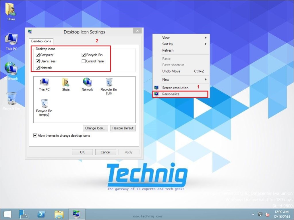 Windows Server 2012 R2 Initial Configuration - TECHNIG
