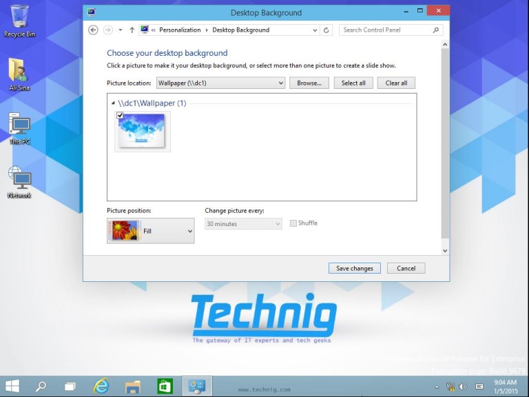 How to Change Desktop Background with Group Policy? - TECHNIG