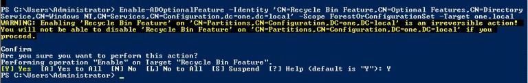 How to Enable Active Directory Recycle Bin in all Windows Servers ...