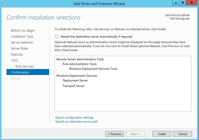 How to Install and Configure WDS In Windows Server 2012 R2 - TECHNIG