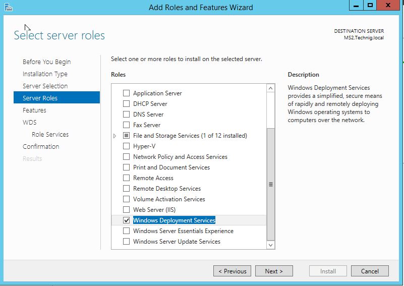 How to Install and Configure WDS In Windows Server 2012 R2 - TECHNIG