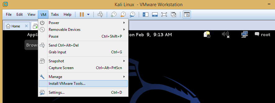 Install VMware Tools in Kali Linux - TECHNIG