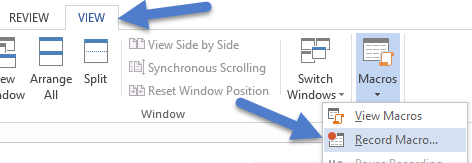 How to create and use a Macro in MS Word 2013 - TECHNIG