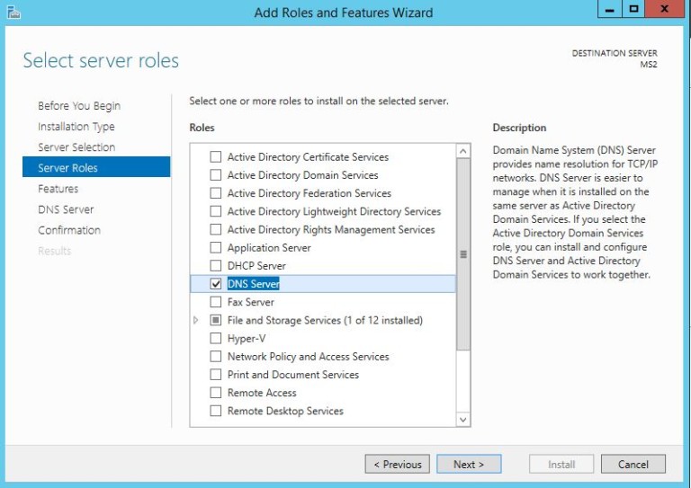 Install and Configure DNS in Windows Server 2012 R2 - TECHNIG