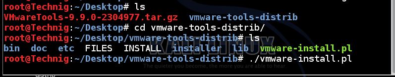 Install VMware Tools in Kali Linux - TECHNIG