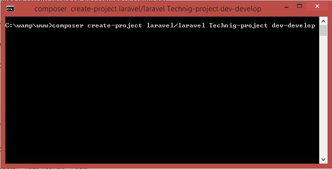 How to Install Laravel 5 on Windows Operation System