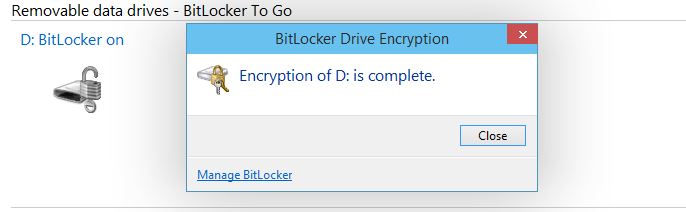 Enable BitLocker Drive Encryption To Protect Your Data