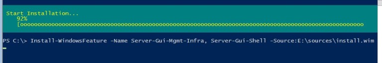 Convert Server Core to Full GUI and Vice Versa - TECHNIG