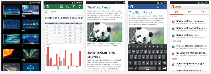 Download Microsoft Office for Android Devices - TECHNIG