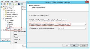 Install and Configure Print Server In Server 2012 R2