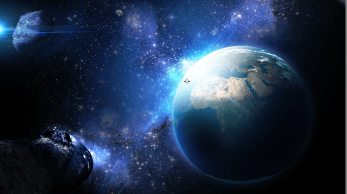 How Create Space Scene In Photoshop cc?