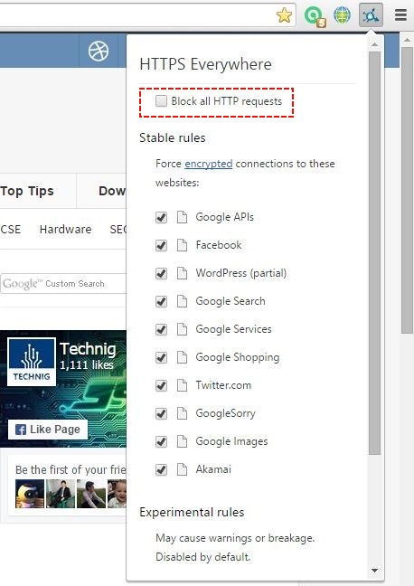 Secure Browsing with HTTPs Everywhere Extension - TECHNIG