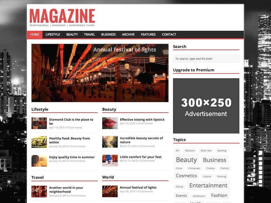 10 Best Free WordPress Magazine Themes - TECHNIG