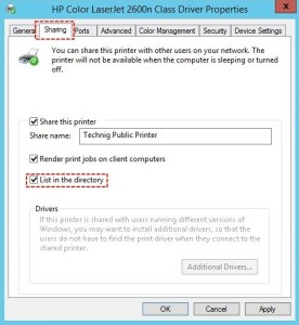 Install and Configure Print Server In Server 2012 R2