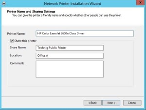 Install and Configure Print Server In Server 2012 R2