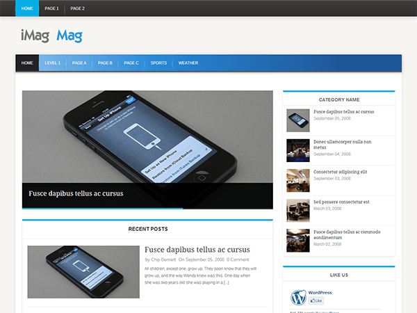 10 Best Free WordPress Magazine Themes - TECHNIG