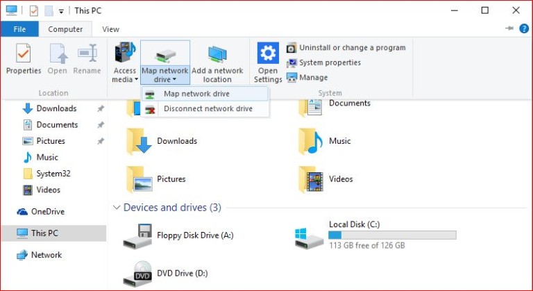 How to Create Map Network Drive In Windows 10 and Server? - TECHNIG
