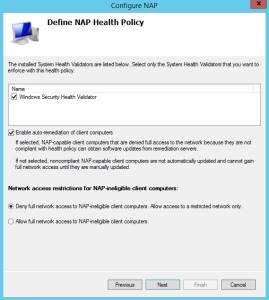 How to Configure Network Access Protection (NAP) in Server 2012 R2 ...