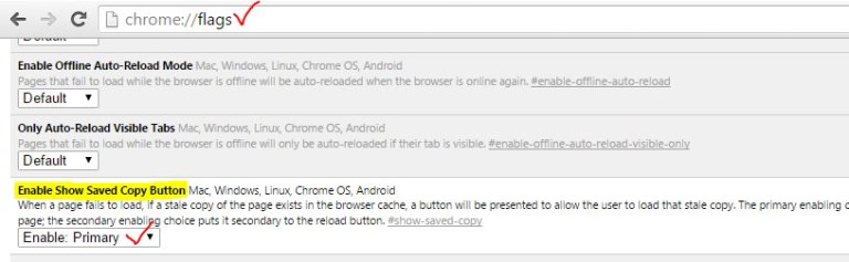 How to Enable Offline Browsing mode for all Browsers? - TECHNIG