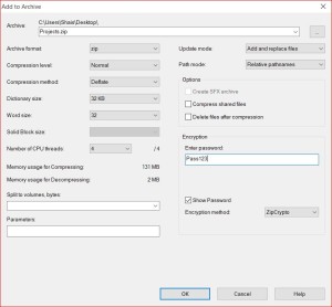 How to Set Password Zip Files with Command in all OS? - TECHNIG