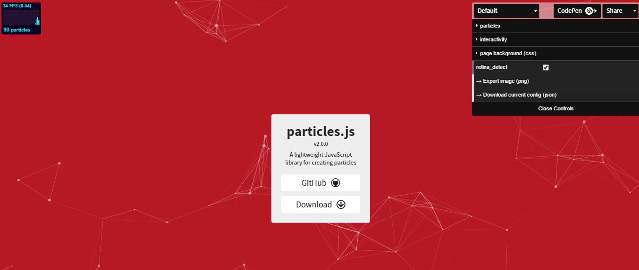 Use Particlesjs Library in Your Project Step by Step - Technig Use Particlesjs Library in Your Project Step by Step - Technig