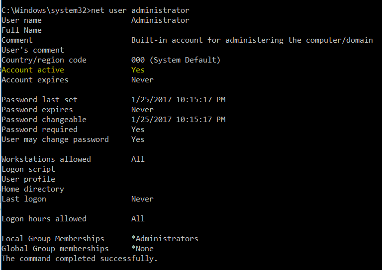 Enable Windows Administrator Account Without Logging To Windows Technig