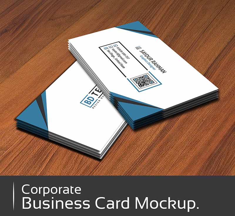 Top 10 Promotional Free PSD Business Card Mockups - Technig