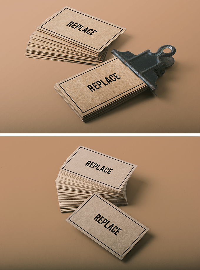 Top 10 Promotional Free PSD Business Card Mockups - Technig