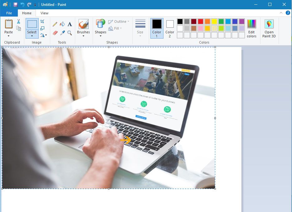 How to Create Blog Post Feature Images with MS Paint? - Technig