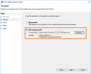 How to Block a Program from Accessing Internet In Windows 10? - Technig