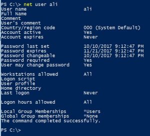 Managing User Account using Command Line in Windows 10 - Technig