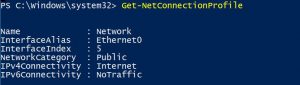 How to Change Network Types using PowerShell in Windows 10 - Technig