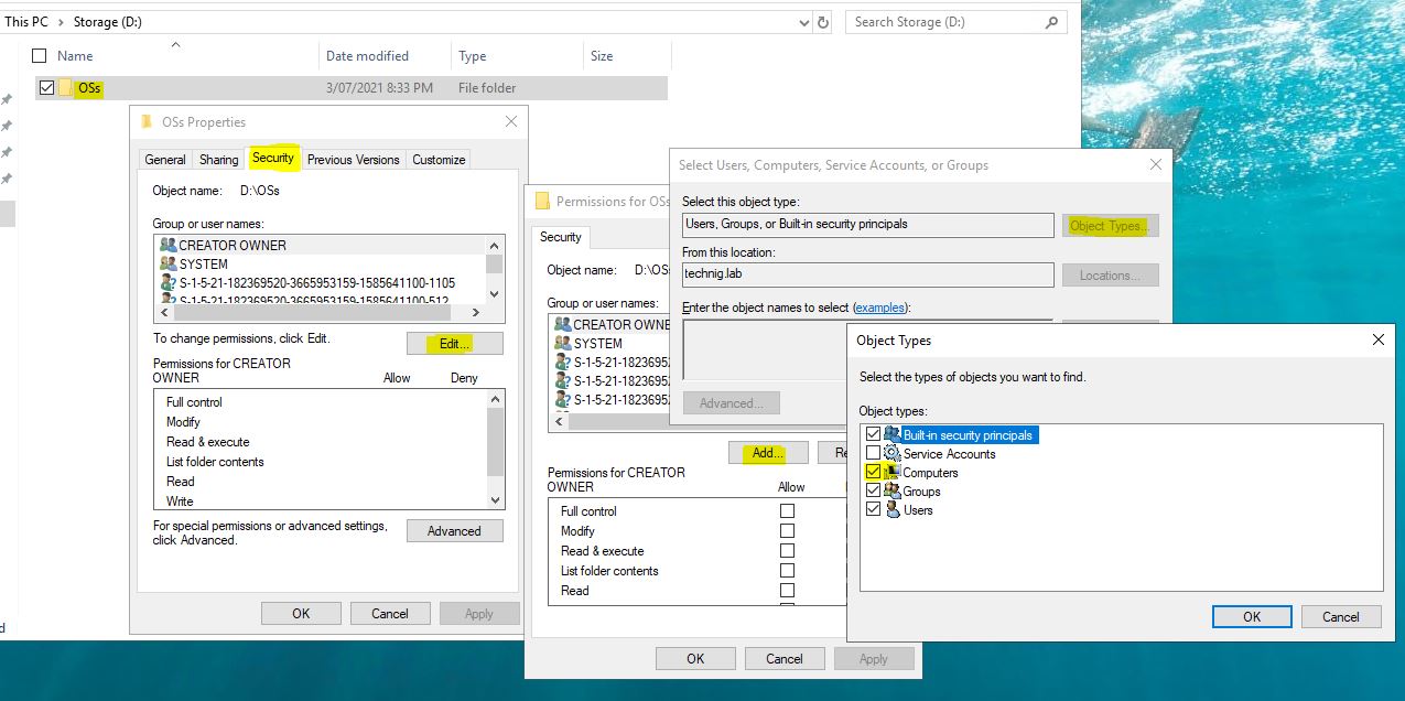 Fix User Account Does Not Have Permission to Open Attachment Hyper-V