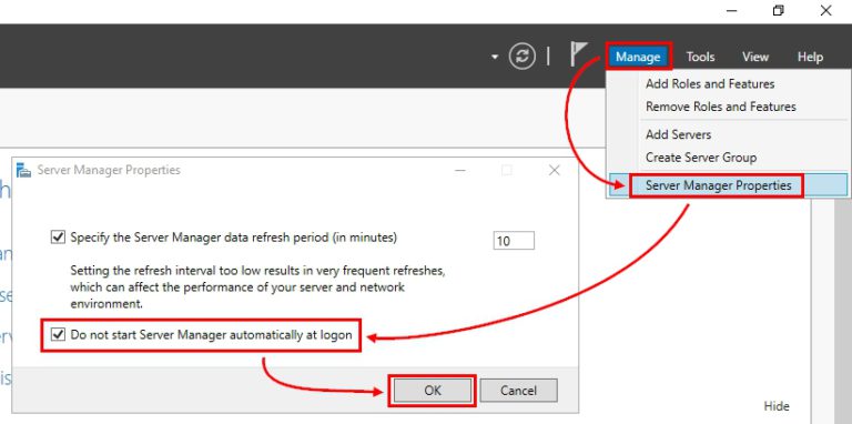 How to Disable Server Manager Auto-Launch in Windows Server 2022