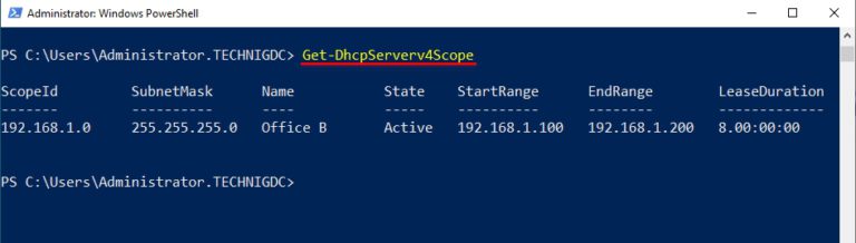 How To Configure A Dhcp Scope In Server 2022 Using Powershell