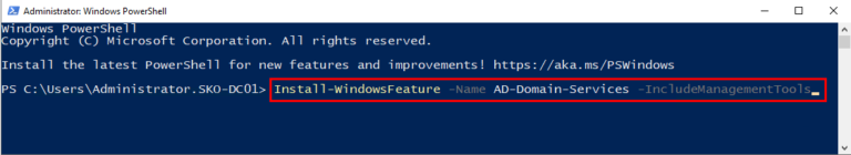 How to Install Active Directory On Windows Server 2022 Using PowerShell