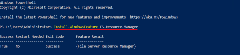 Configuring File Server Resource Manager In Windows Server 2022