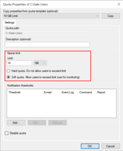 Configuring File Server Resource Manager In Windows Server 2022