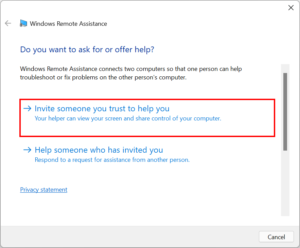 How to Enable and Set up Remote Assistance Connection in Windows 11?