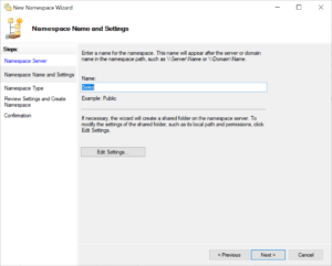 How to Install and Configure DFS Namespace in Server 2022