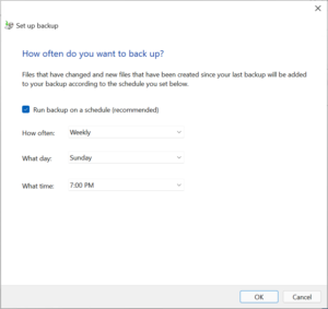 How to Schedule Automatic Backup in Windows 11 (2 Ways) -TECHNIG