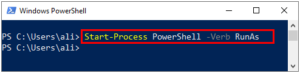 How to Run PowerShell as Administrator in Windows Server 2022